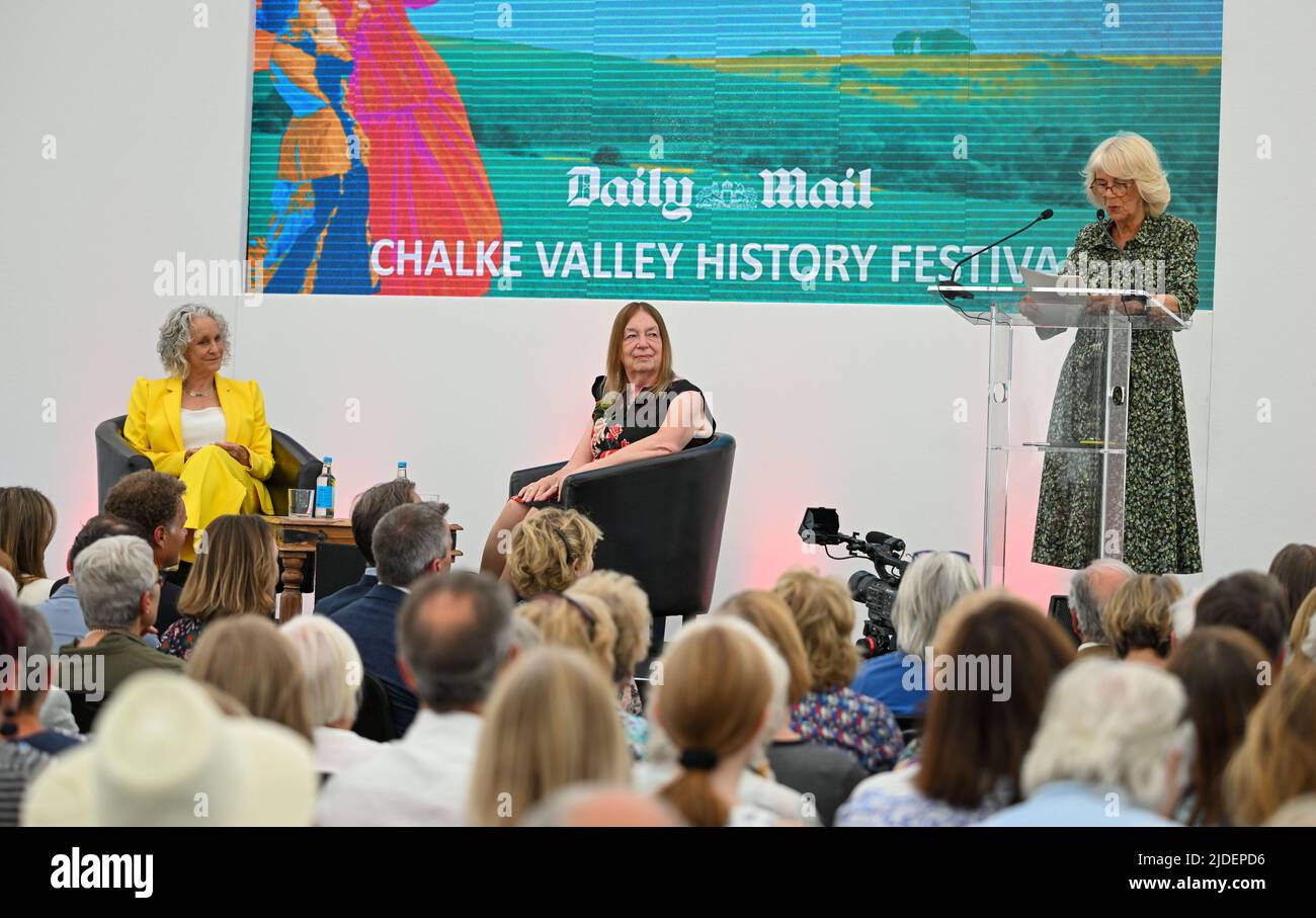 The Duchess of Cornwall makes a speech at the opening of the Daily Mail ...