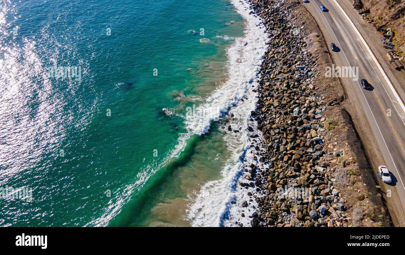 Aerial Malibu California USA Stock Photo - Alamy