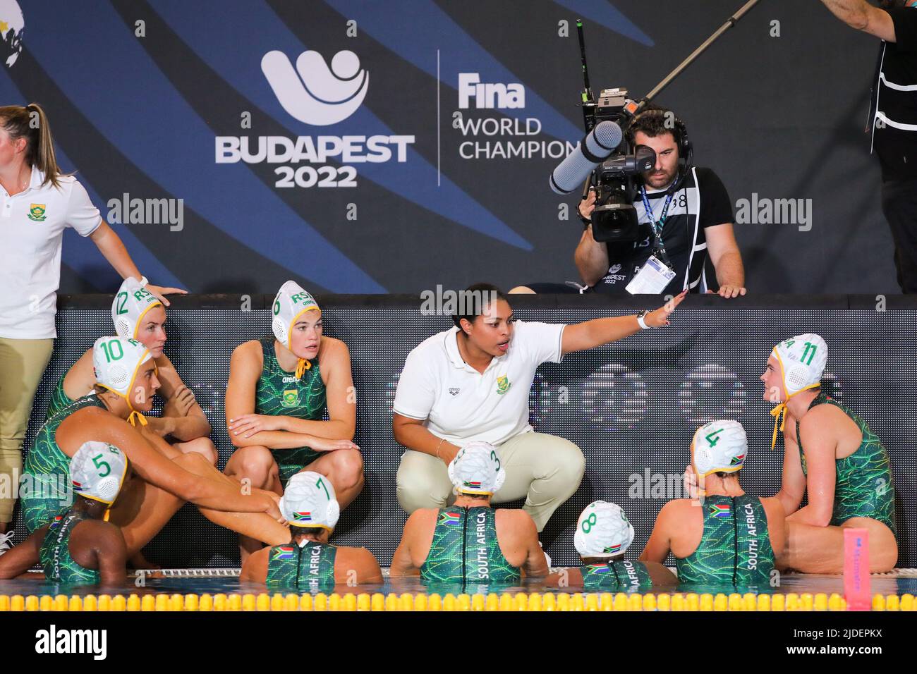 DEBRECEN, HUNGARY - JUNE 20: Ruby Versfeld of South Africa, Chloe ...
