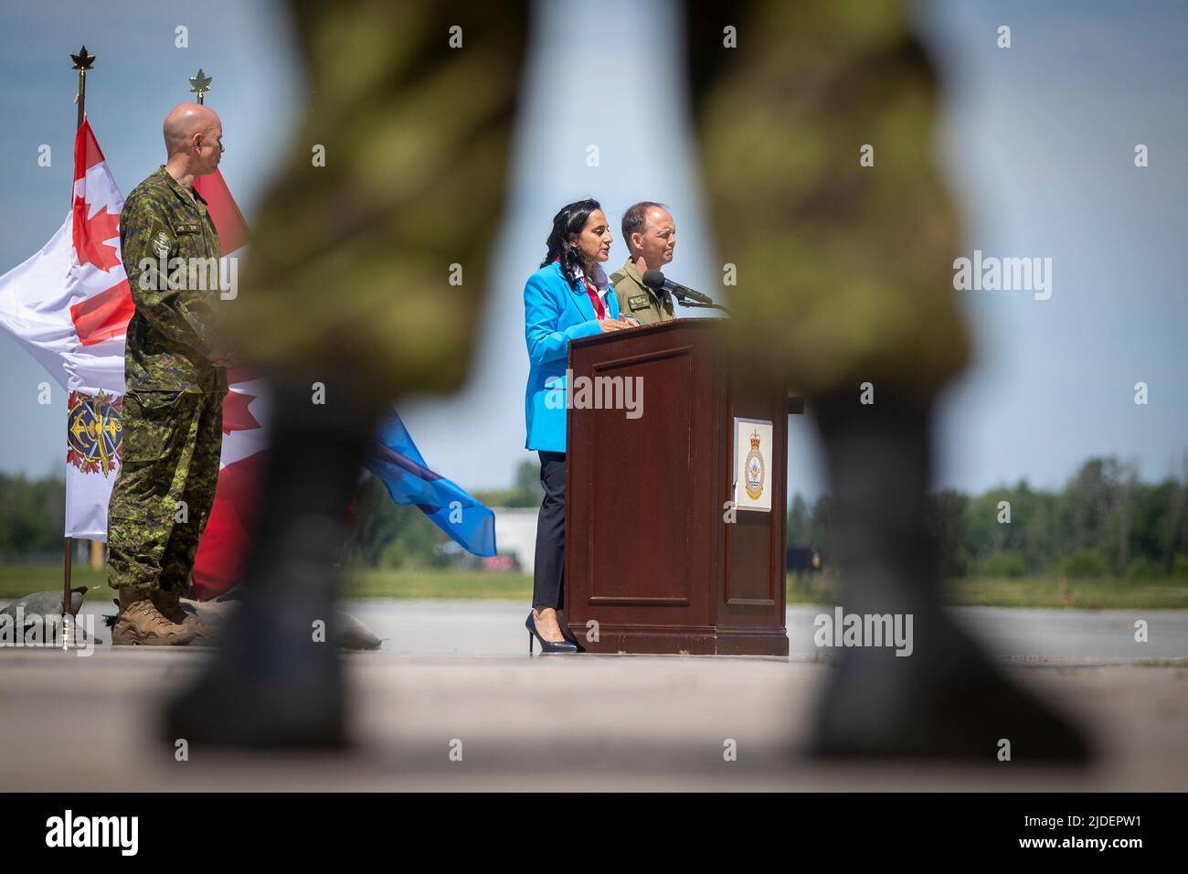 Trenton, Ont., Canada, 20/06/2022, Chief of the Defence Staff, General ...