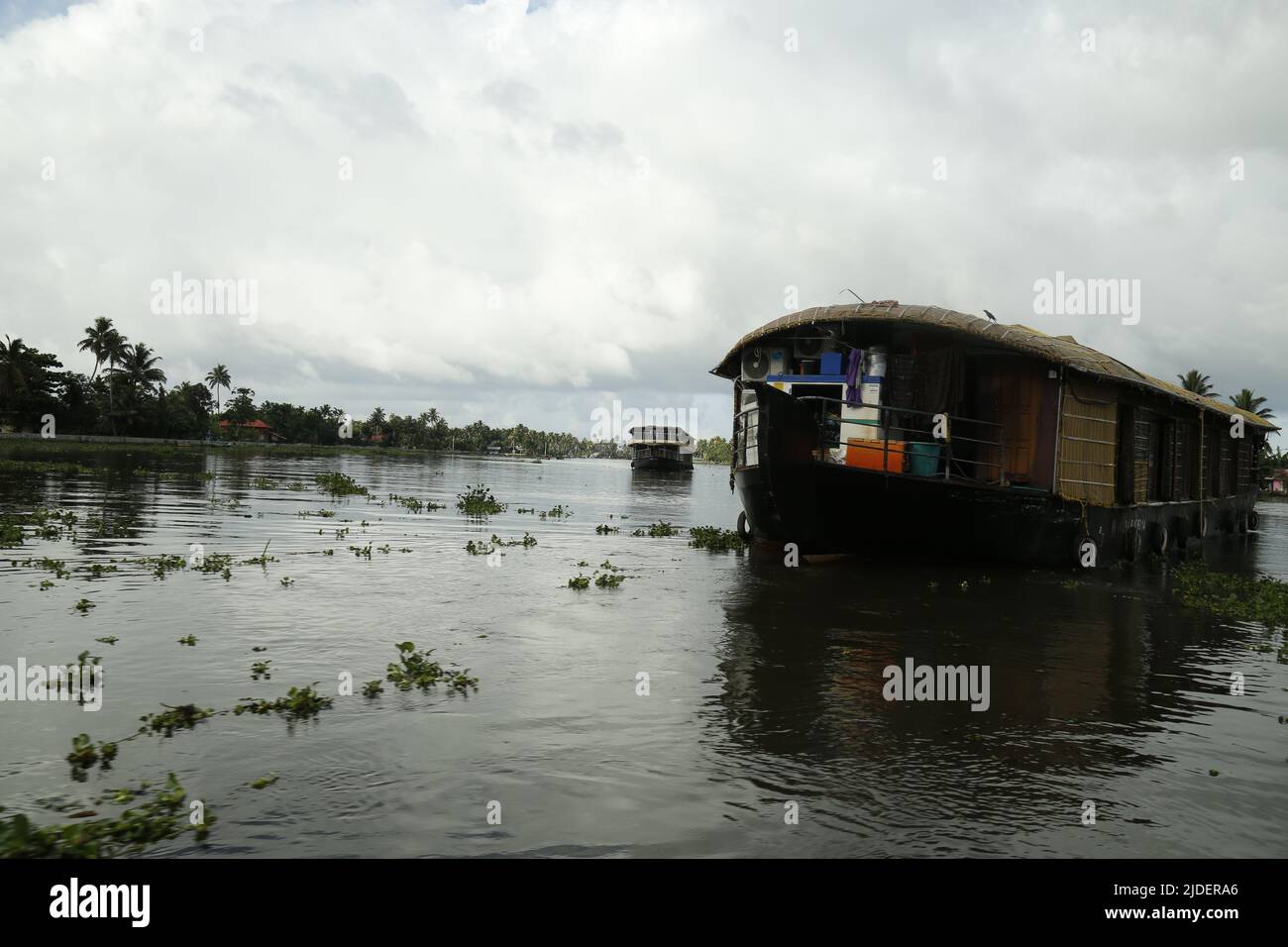 Kuttanad rice boat hi-res stock photography and images - Alamy