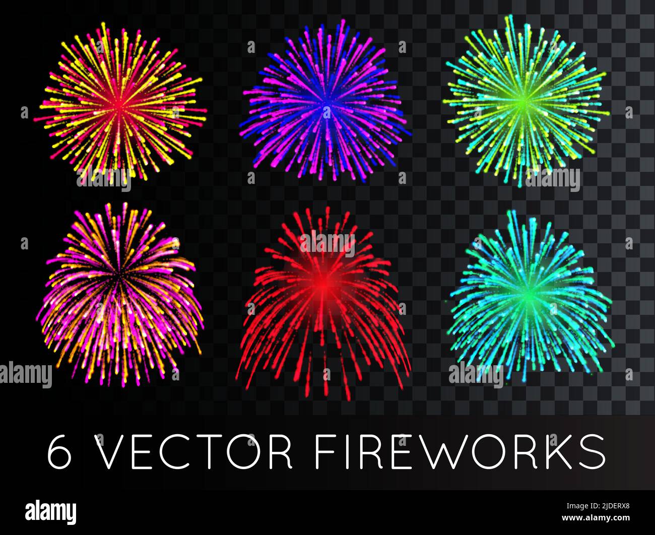 Fireworks composition Stock Vector Images - Alamy