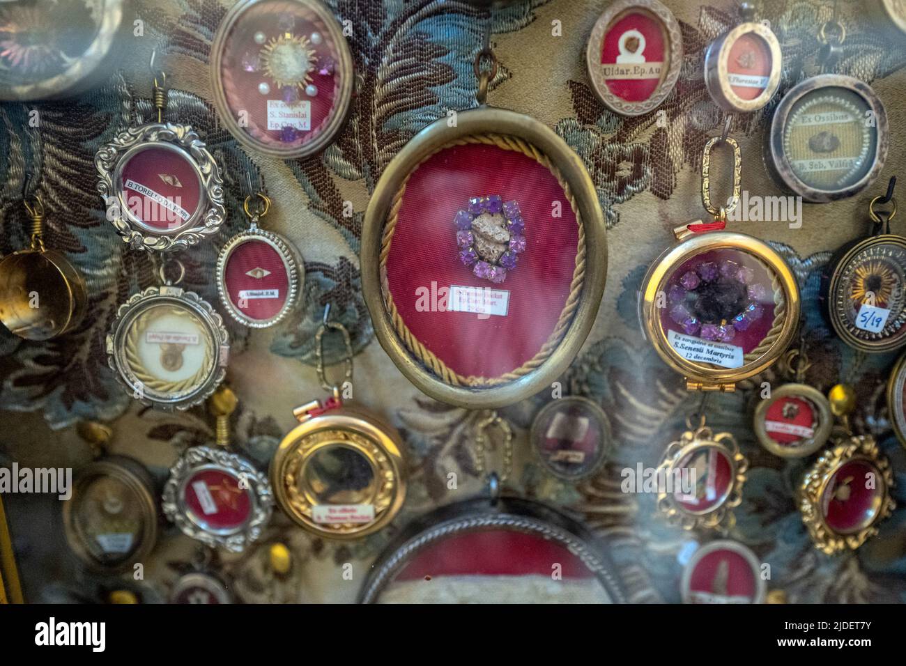 Tuscany, Italy, June 14th 2022: Religious relics of saints in Eremo di ...