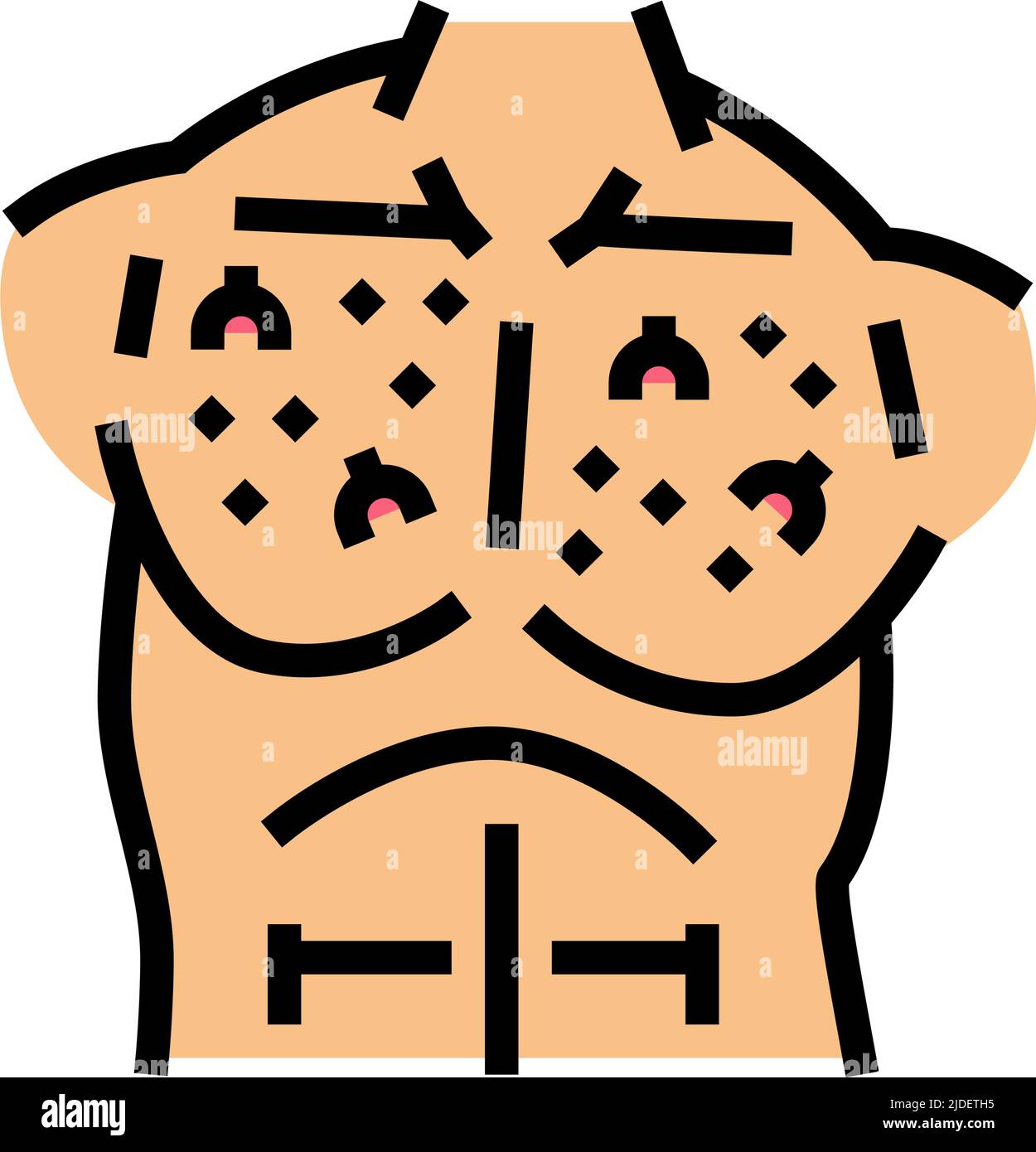 Chest hair shaving hi-res stock photography and images - Alamy