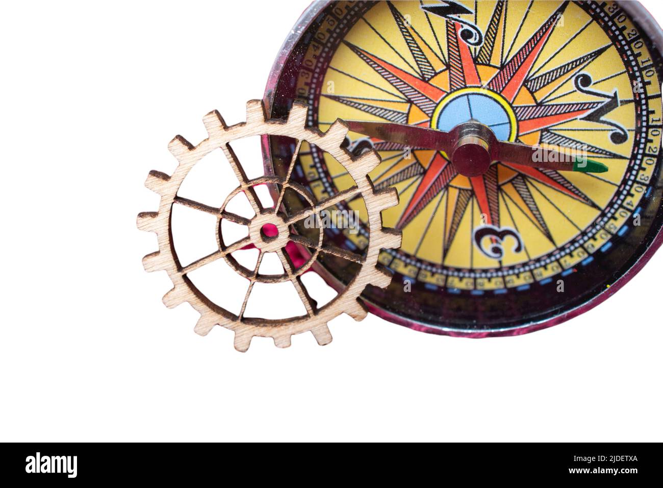 Old classic navigation compass Stock Photo - Alamy