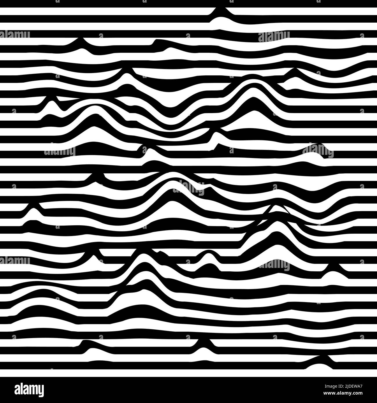 Wavy ripple stripes vector Black and White Stock Photos & Images - Alamy