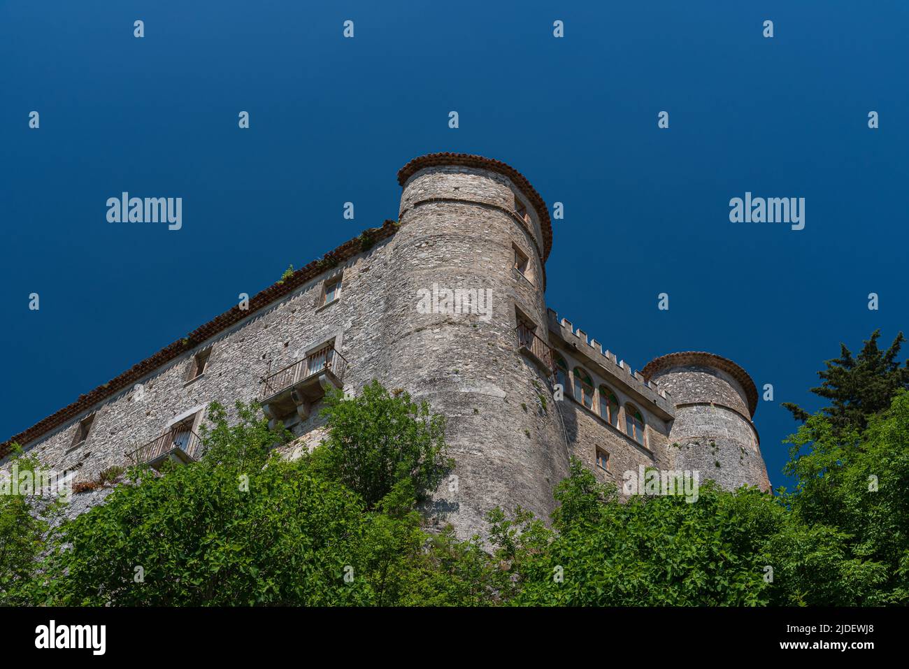 The castle was built in the 11th century, in the shape of an irregular ...