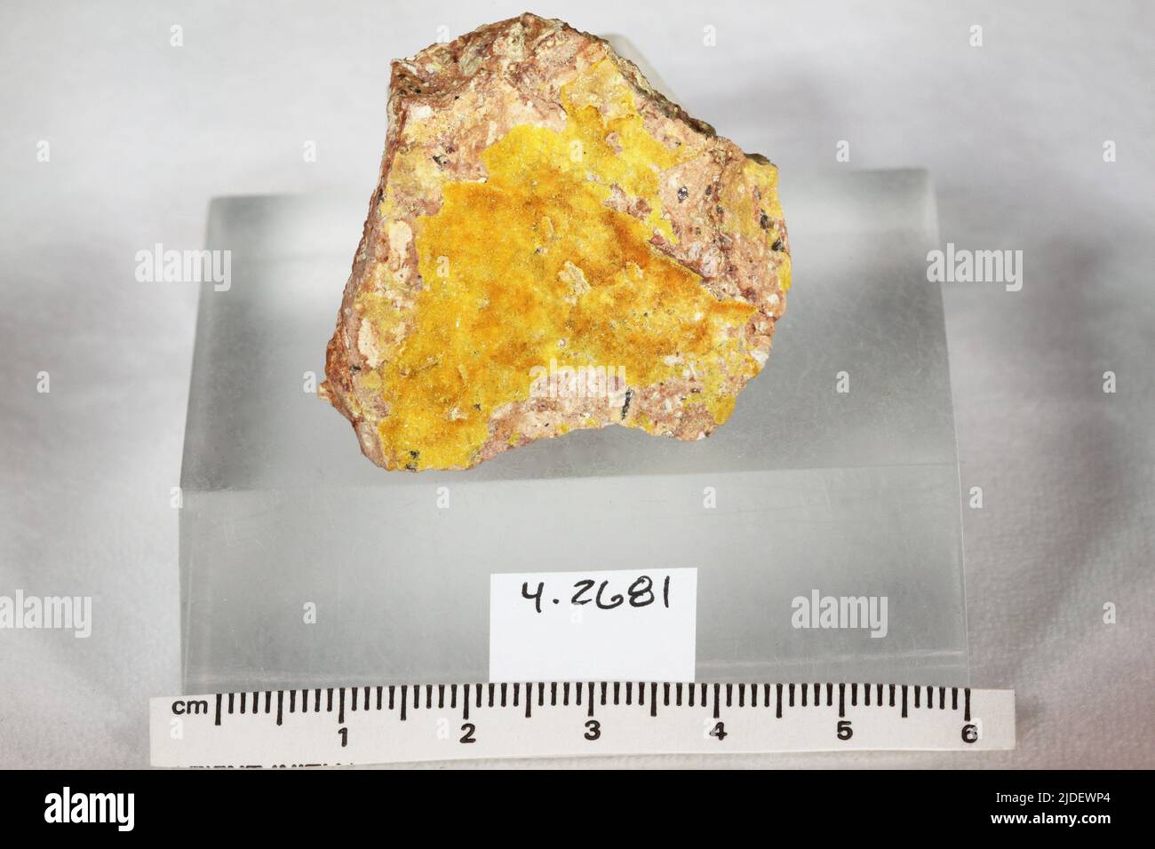 Uranophane. minerals. North America; Mexico; Chihuahua; Aldama Stock ...