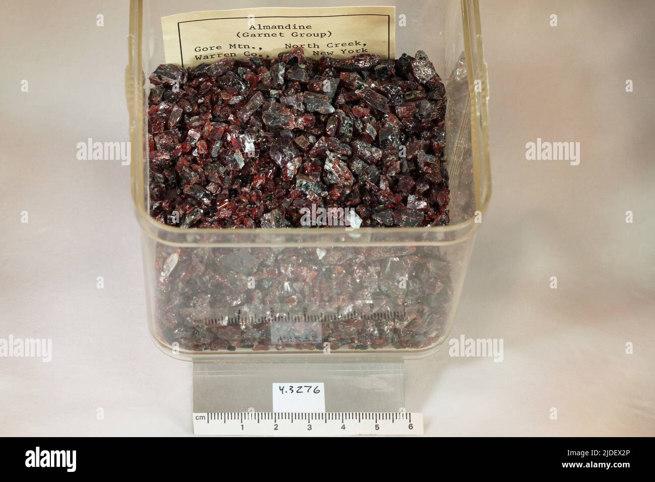 Almandine. minerals. North America; USA; New York; Warren County; North ...