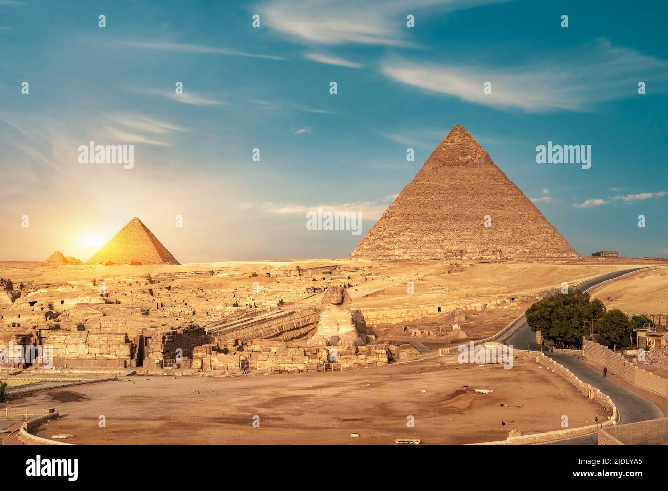 Great sphinx of giza sunrise hi-res stock photography and images - Alamy