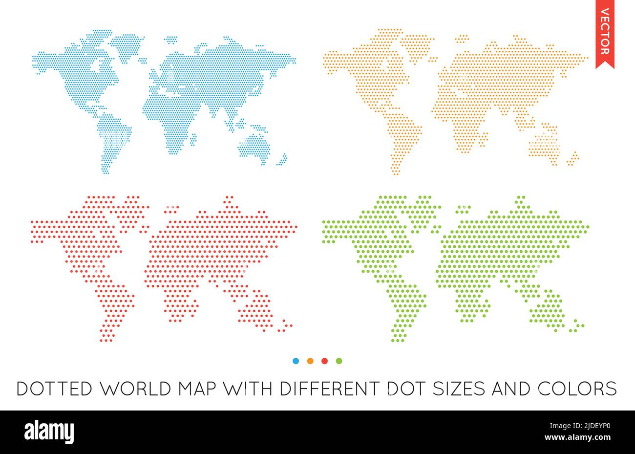 Vector Flat World Map Infographic. Map of the World Stock Vector Image ...