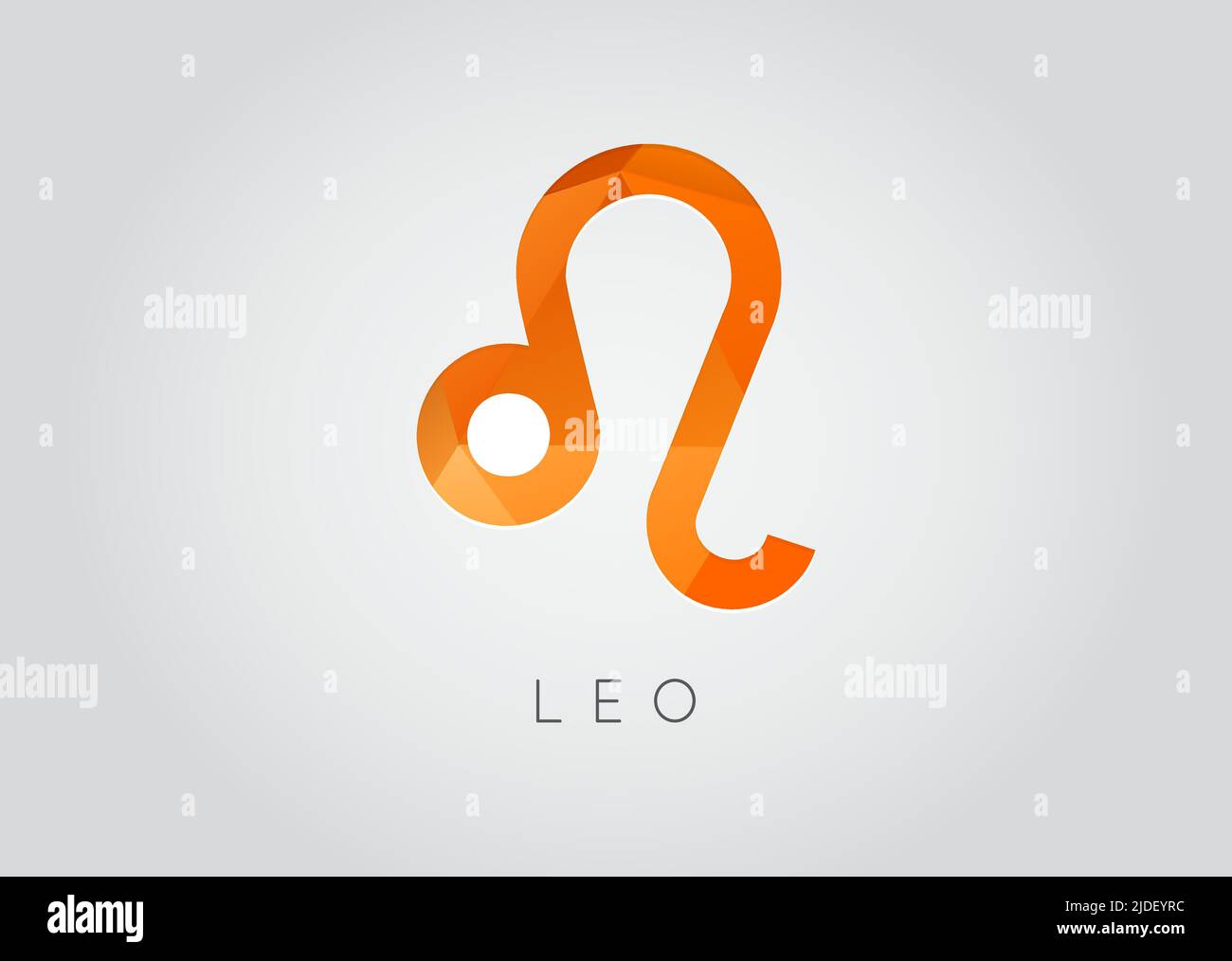 Leo Constellation. Detailed Stylish Zodiac Icon. Modern Style Drawing ...