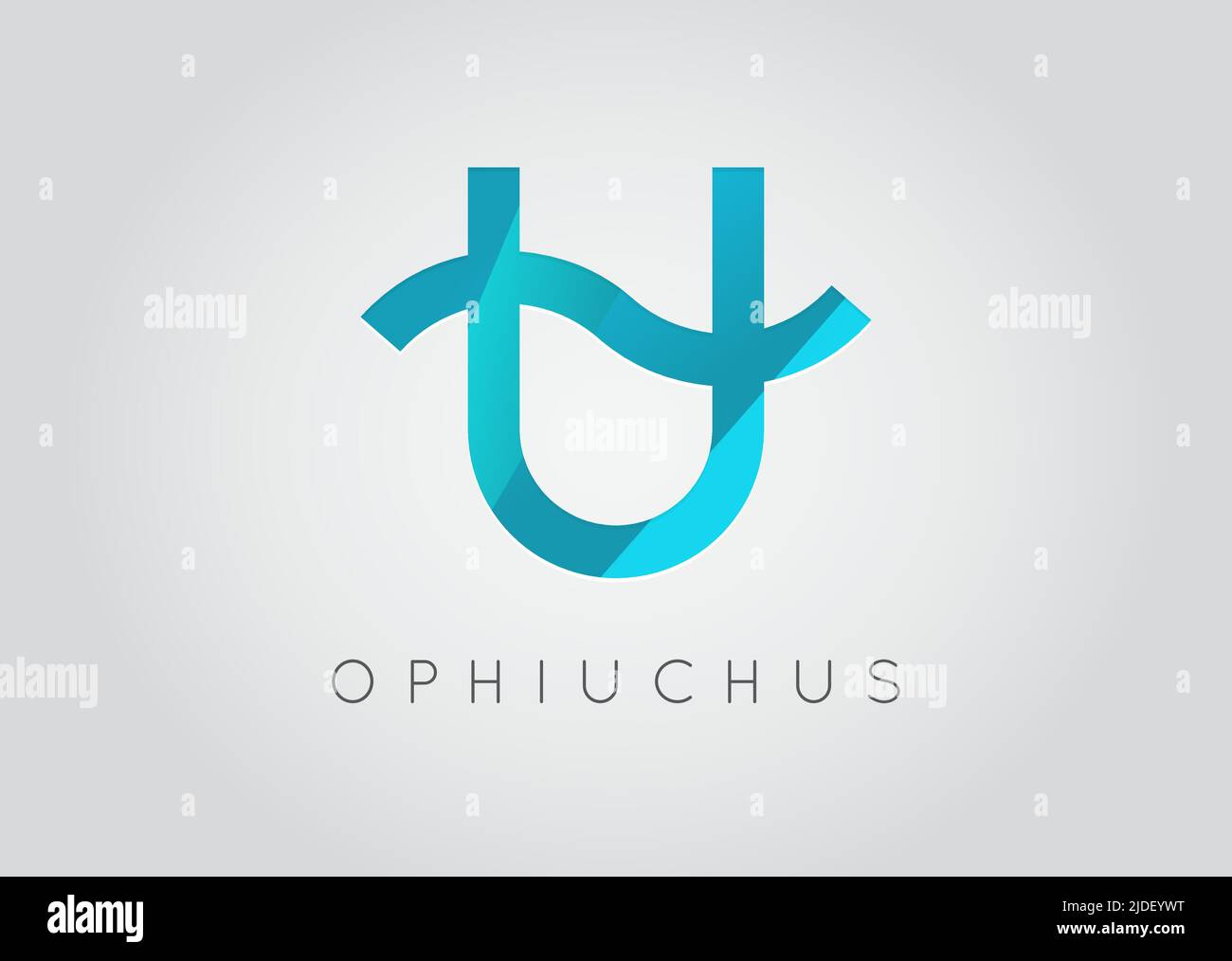 Ophiuchus Constellation. Detailed Stylish Zodiac Icon. Modern Style ...