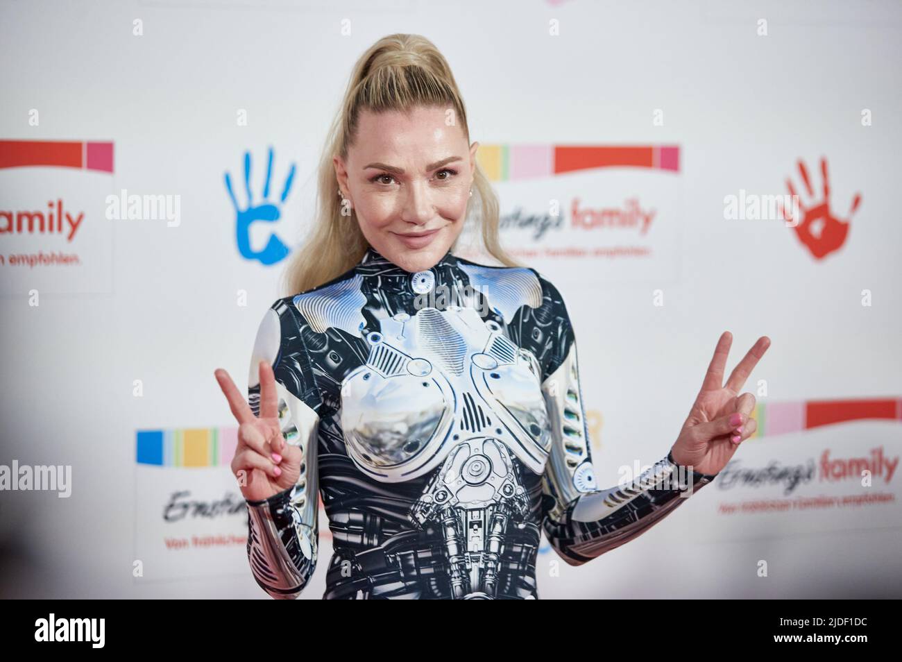 Hamburg, Germany. 20th June, 2022. The Danish singer Whigfield comes to ...