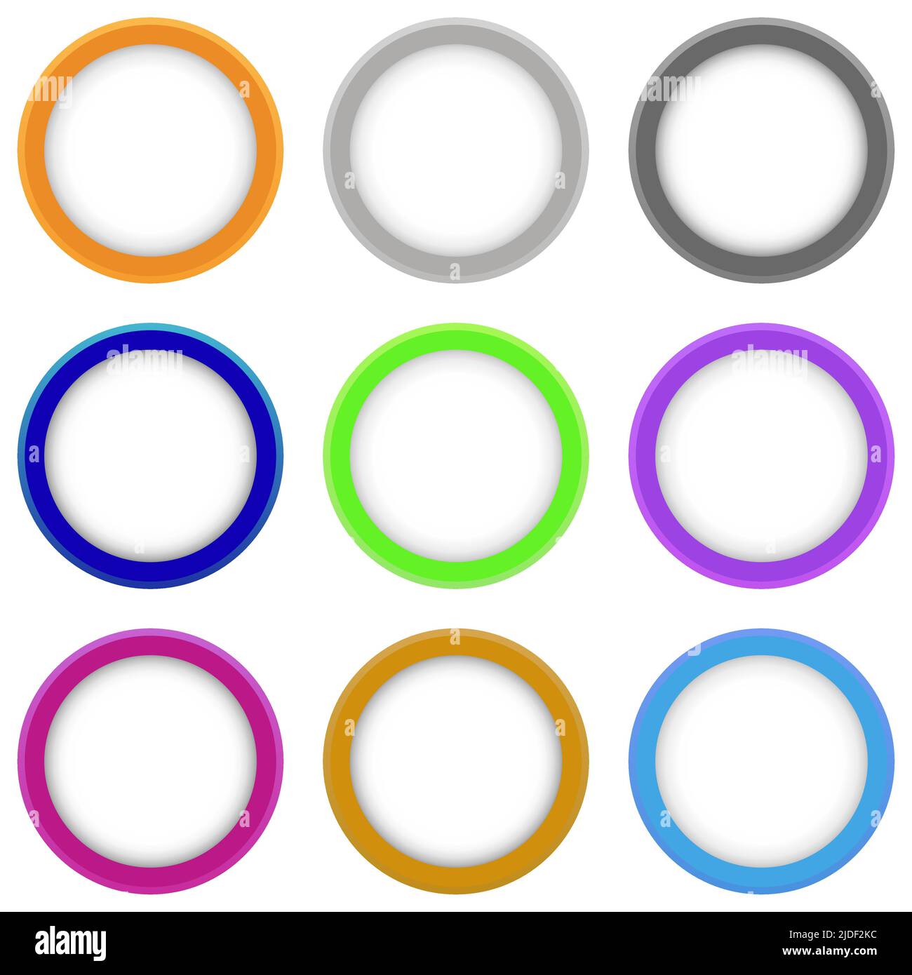 Set of vector colorful banners. Abstract vector shapes for design ...