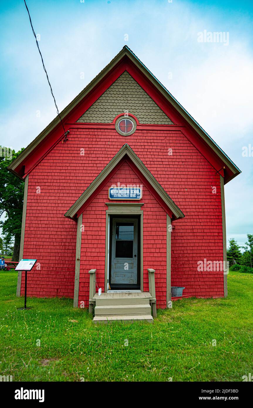 North Bedeque School house Exterior Stock Photo - Alamy
