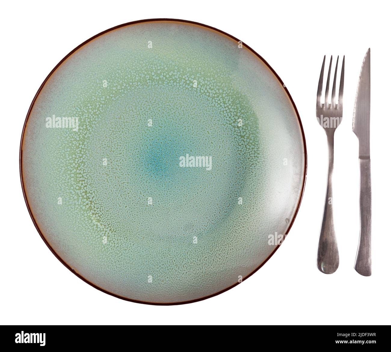 Silver service table setting Cut Out Stock Images & Pictures - Alamy