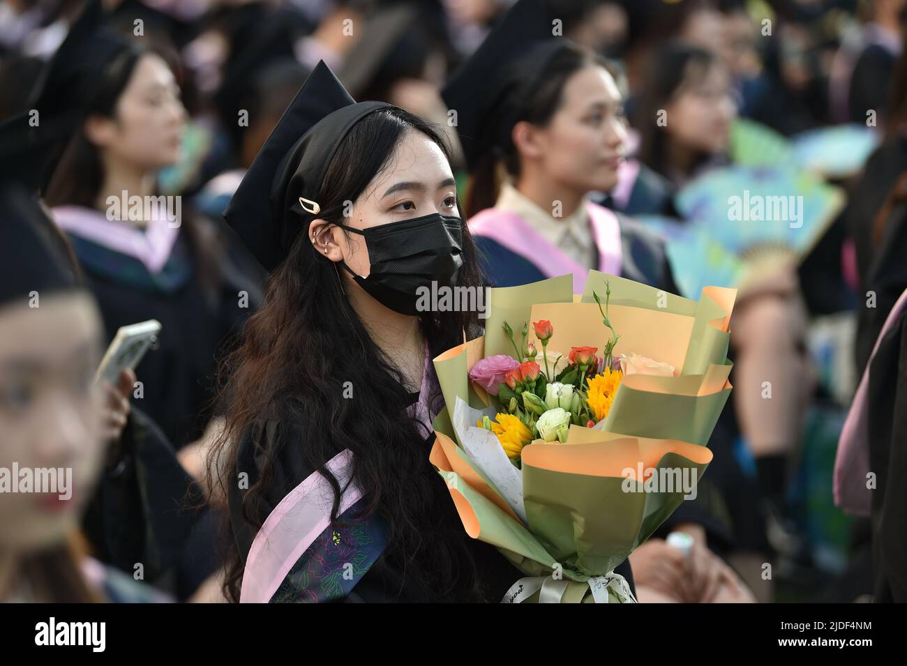 NANJING, CHINA - JUNE 20, 2022 - More than 2,300 graduates and teachers ...