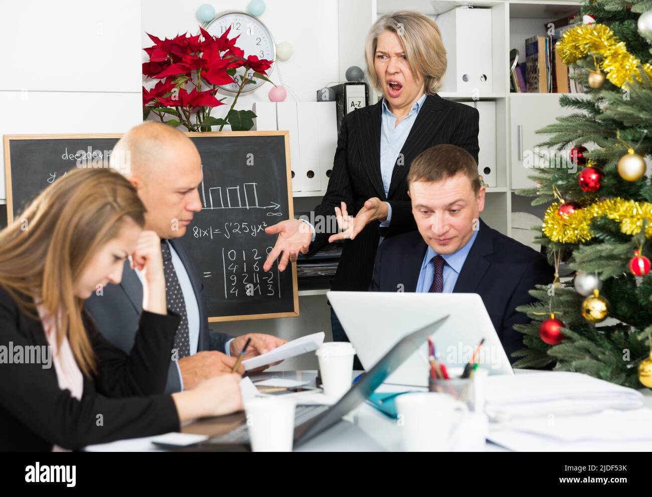 Group business people shouting colleague hi-res stock photography and ...