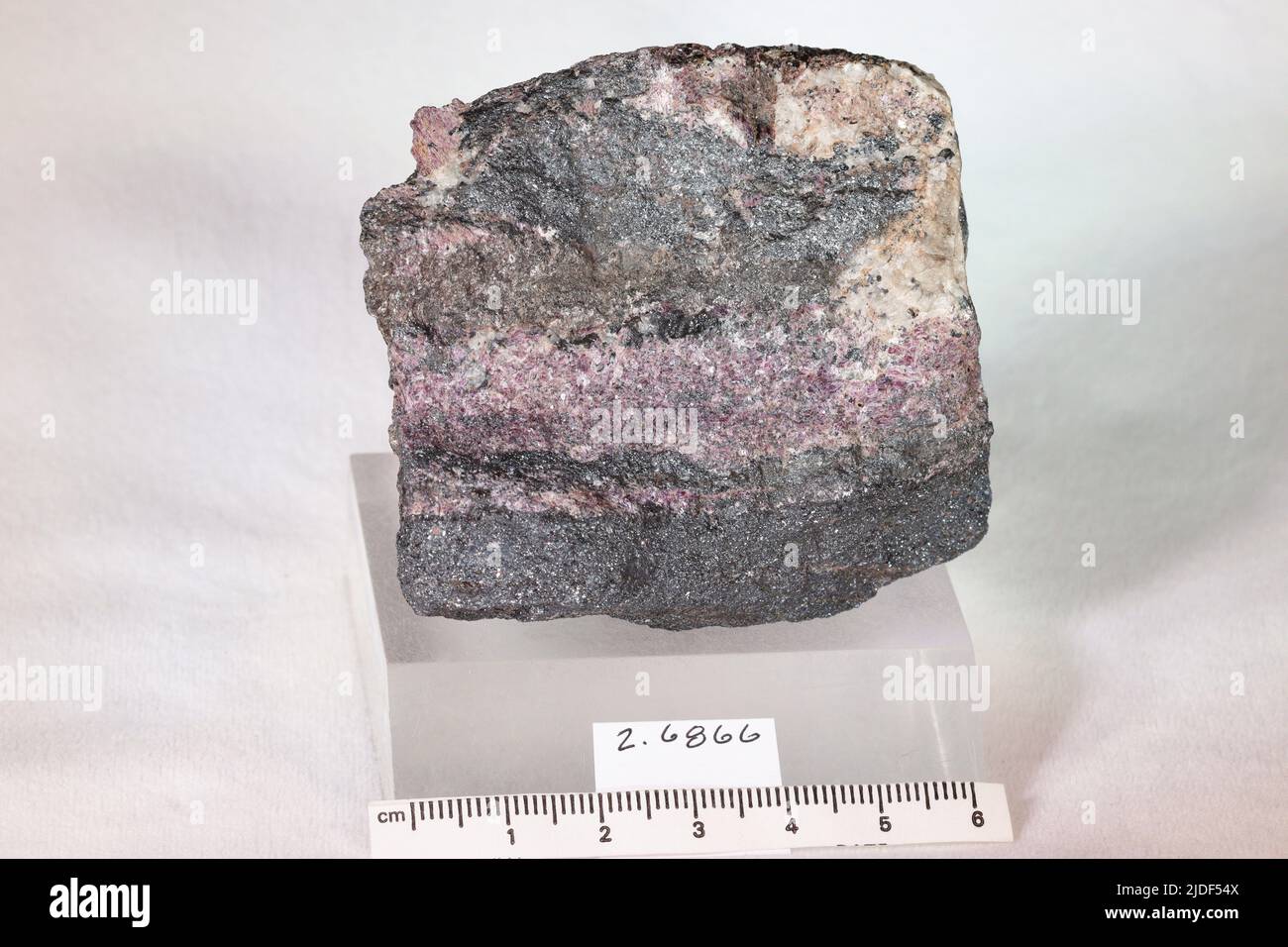 Tremolite. minerals. Asia; India; Central Provinces, Tirodi Mines Stock ...
