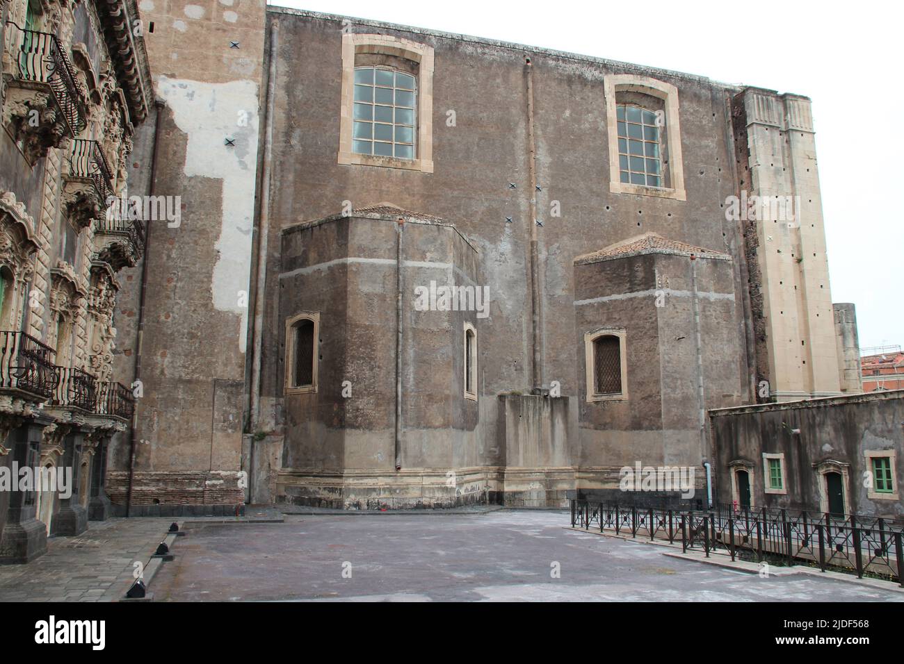 benedictine monastery and church (San Nicolo all'Arena) in catania in ...