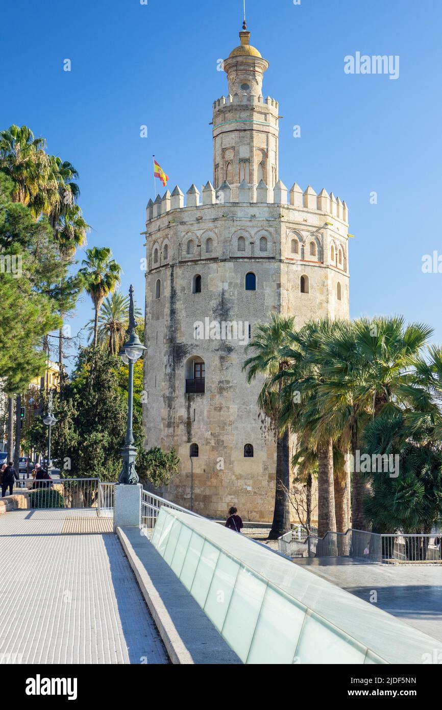 The Torre del Oro (Tower of Gold), Military Watch Tower On The ...