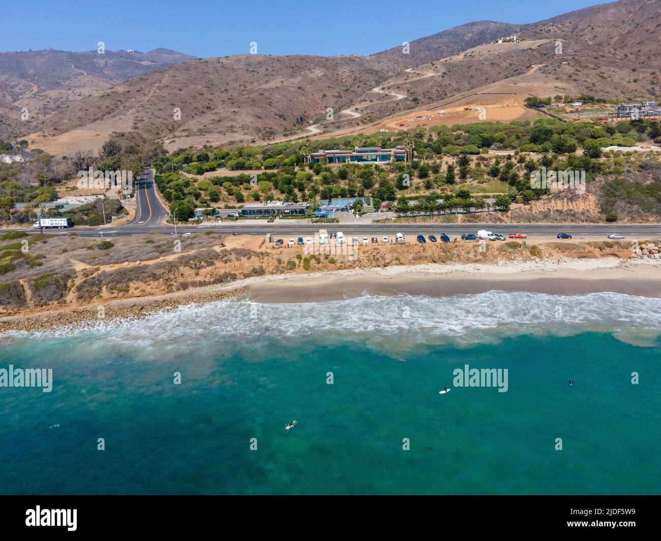 Aerial Malibu California USA Stock Photo - Alamy