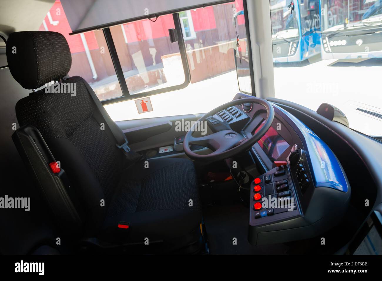 Volvo Bus Driver Cabin