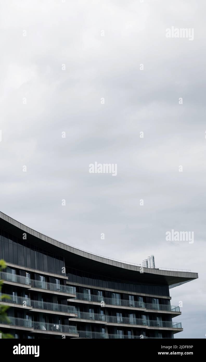 office architecture. modern hotel building. hi-tech Stock Photo - Alamy