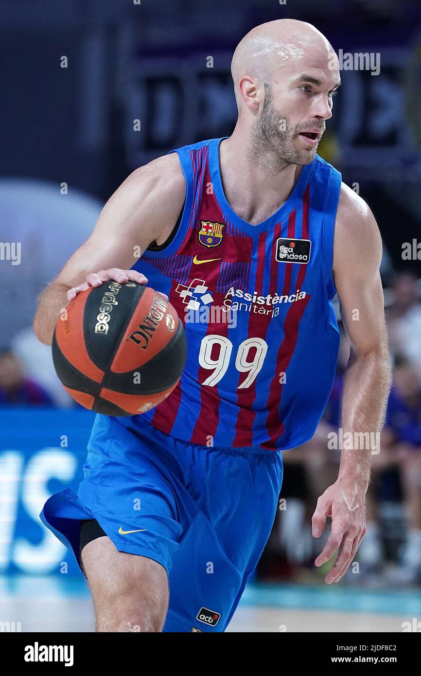 FC Barcelona's Nick Calathes during Liga Endesa ACB 4th Final match ...