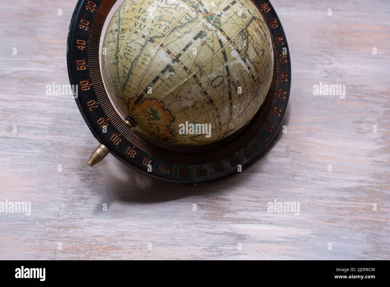 World globe model. Global business and ecology concept Stock Photo - Alamy