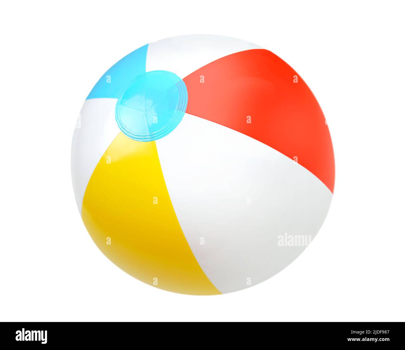 Summer beach colorful water ball isolated.Single object Stock Photo - Alamy