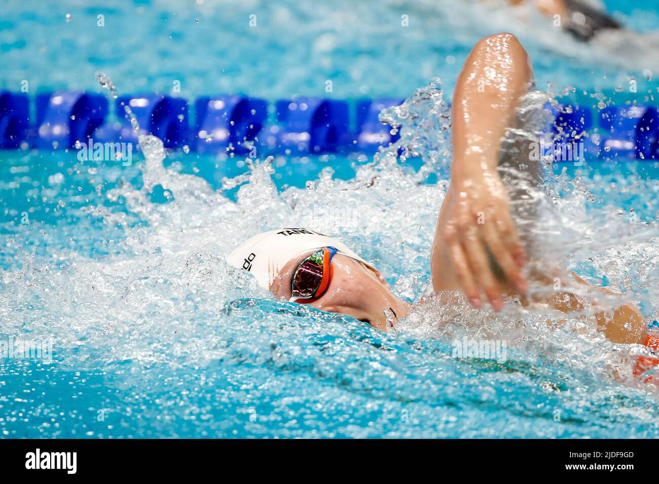 BUDAPEST, HUNGARY - JUNE 20: Muhan Tang of China competing in the Women ...