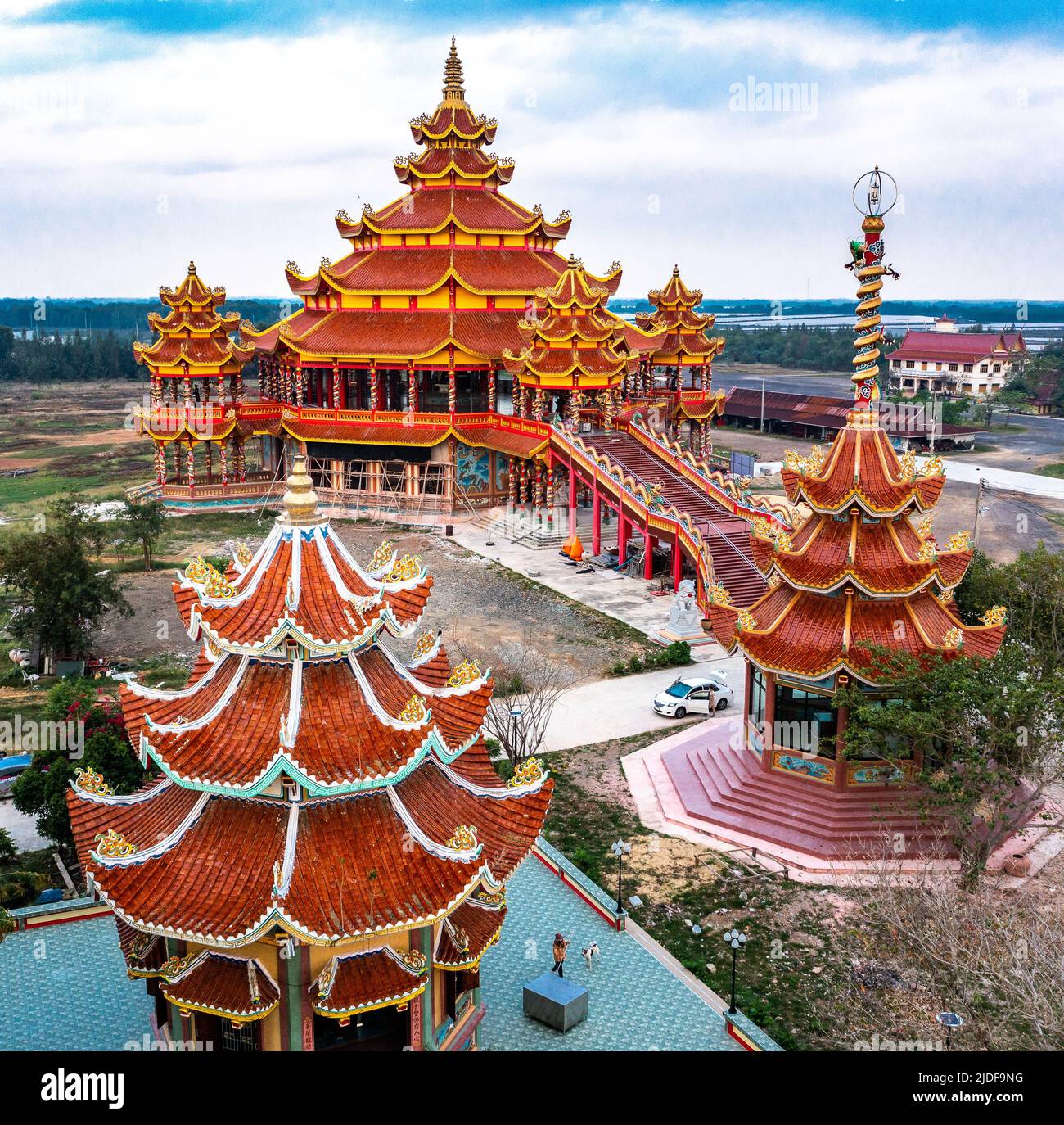 Wat Petch Suwan chinese temple in Phetchaburi, Thailand Stock Photo - Alamy