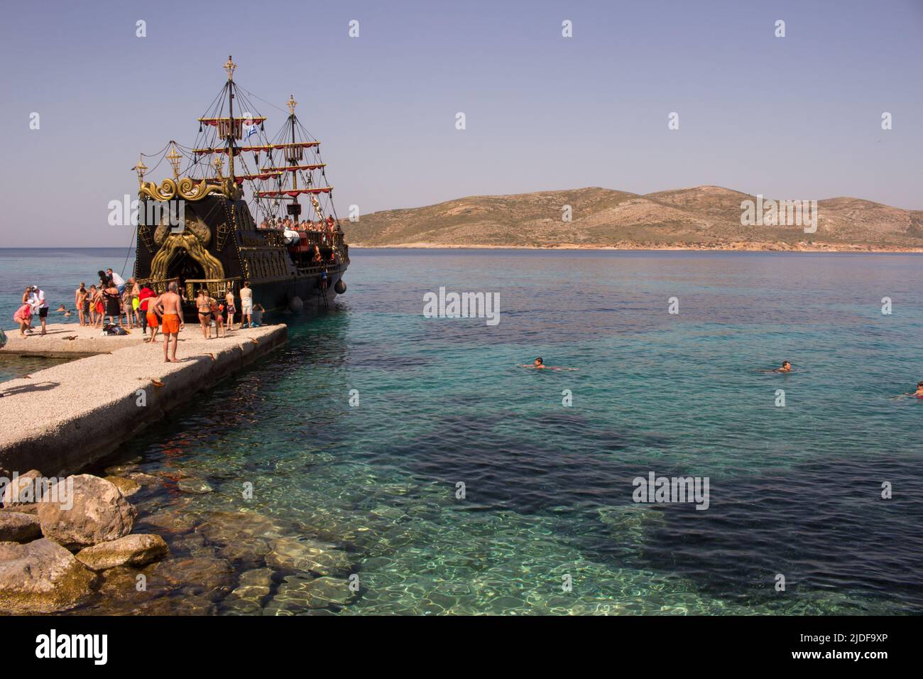 Plati is small Greek Island in Aegean Sea Stock Photo - Alamy