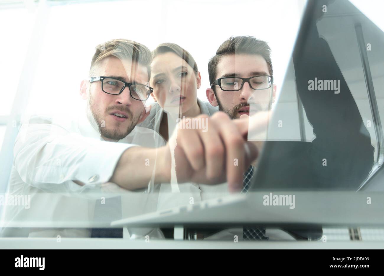 business people group working as team to find solution to problem Stock ...