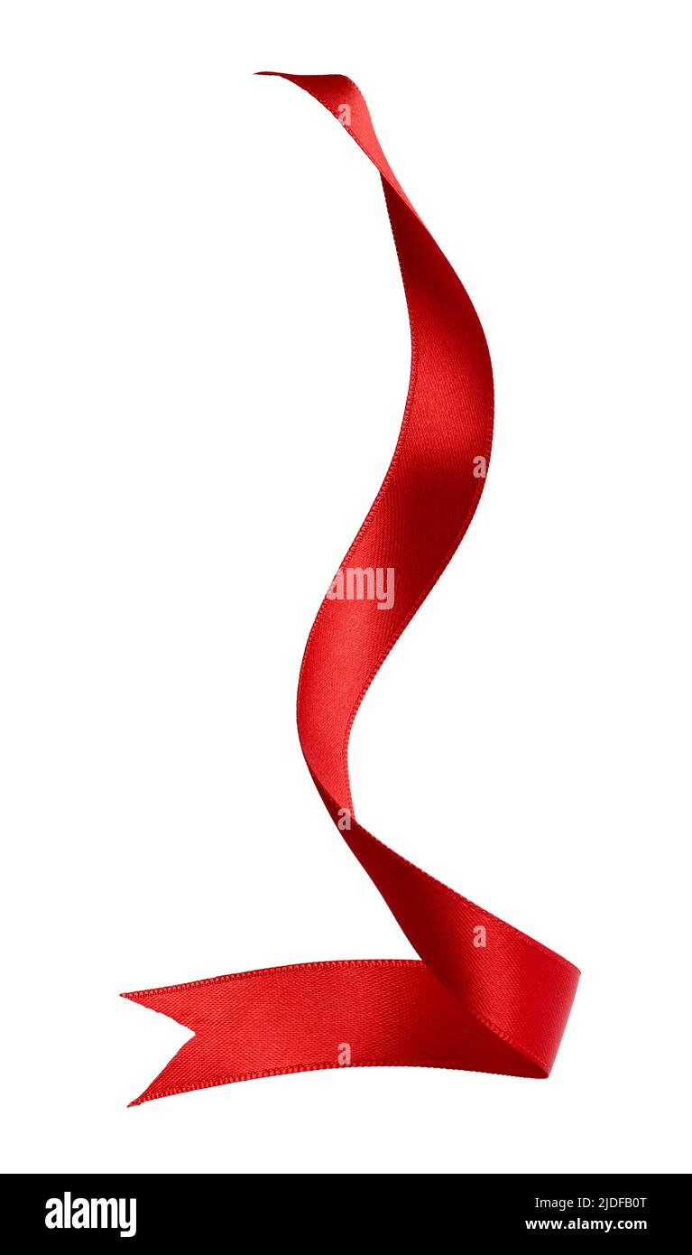 red ribbon bow decoration christmas valentine gift birthday Stock Photo ...