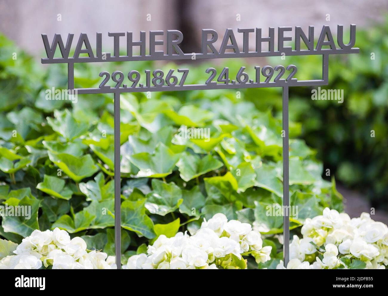 Berlin, Germany. 16th June, 2022. The grave of Walther Rathenau in the ...