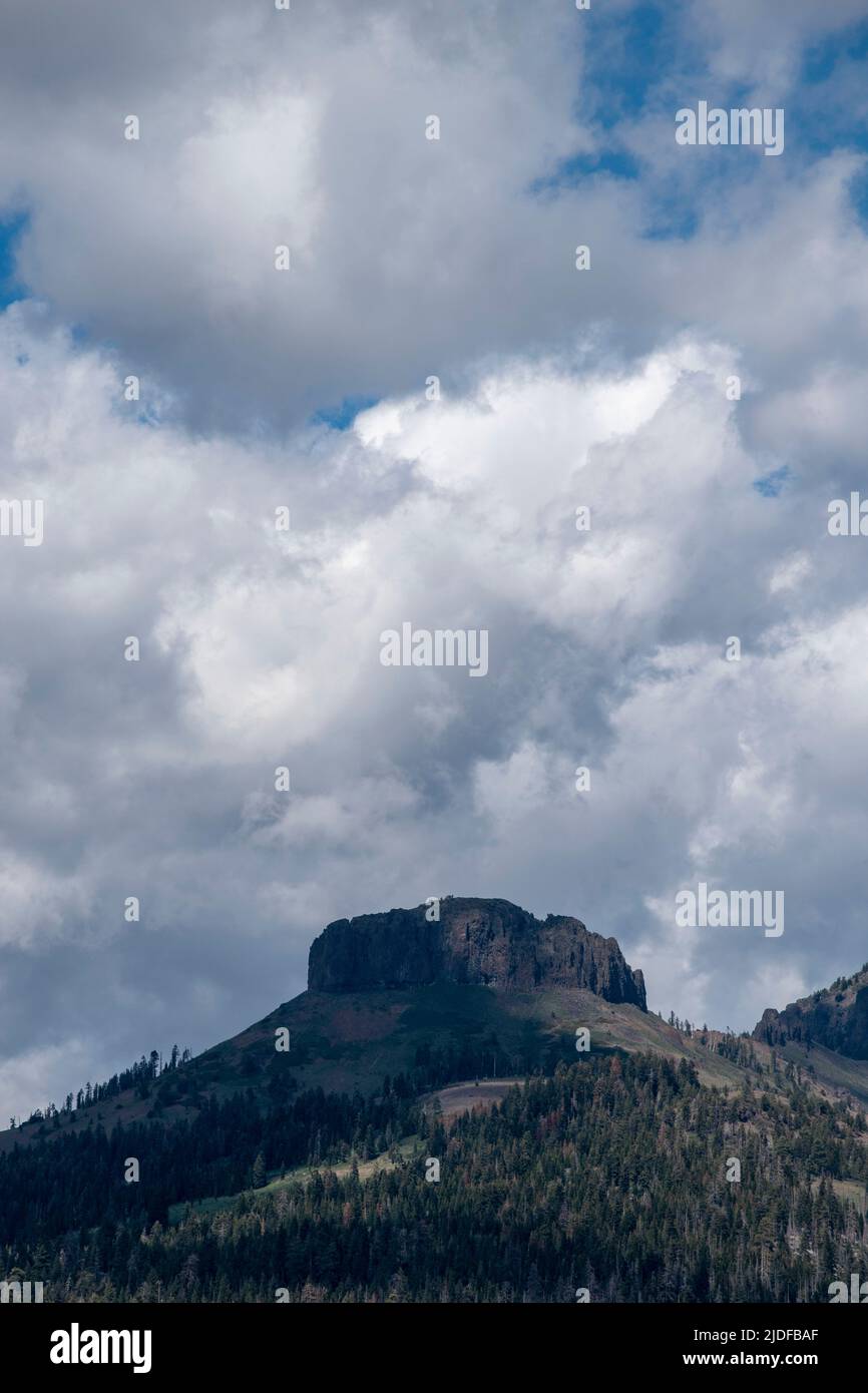 The Dardanelles can be seen from Donnell Vista, a rest stop in Tuolumne ...