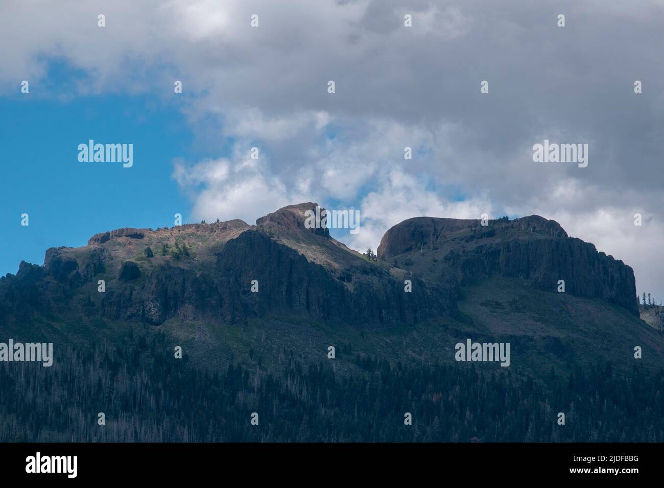 The Dardanelles can be seen from Donnell Vista, a rest stop in Tuolumne ...
