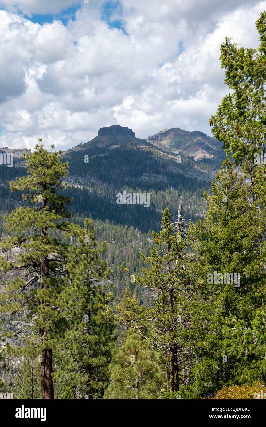The Dardanelles can be seen from Donnell Vista, a rest stop in Tuolumne ...
