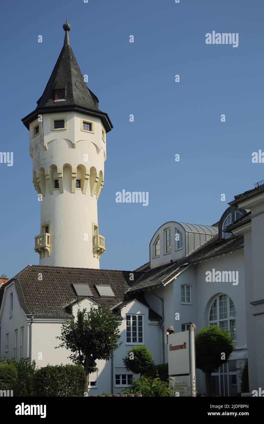 Water tower in Schierstein, Wiesbaden, Hesse, Germany Stock Photo - Alamy