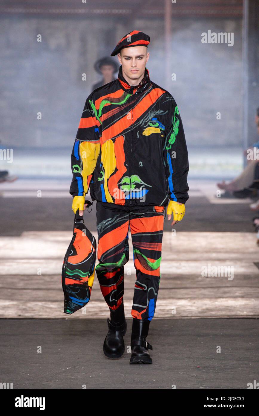 Milan Fashion Week - Men S/S 2023 Moschino Fashion show - catwalk Milan ...