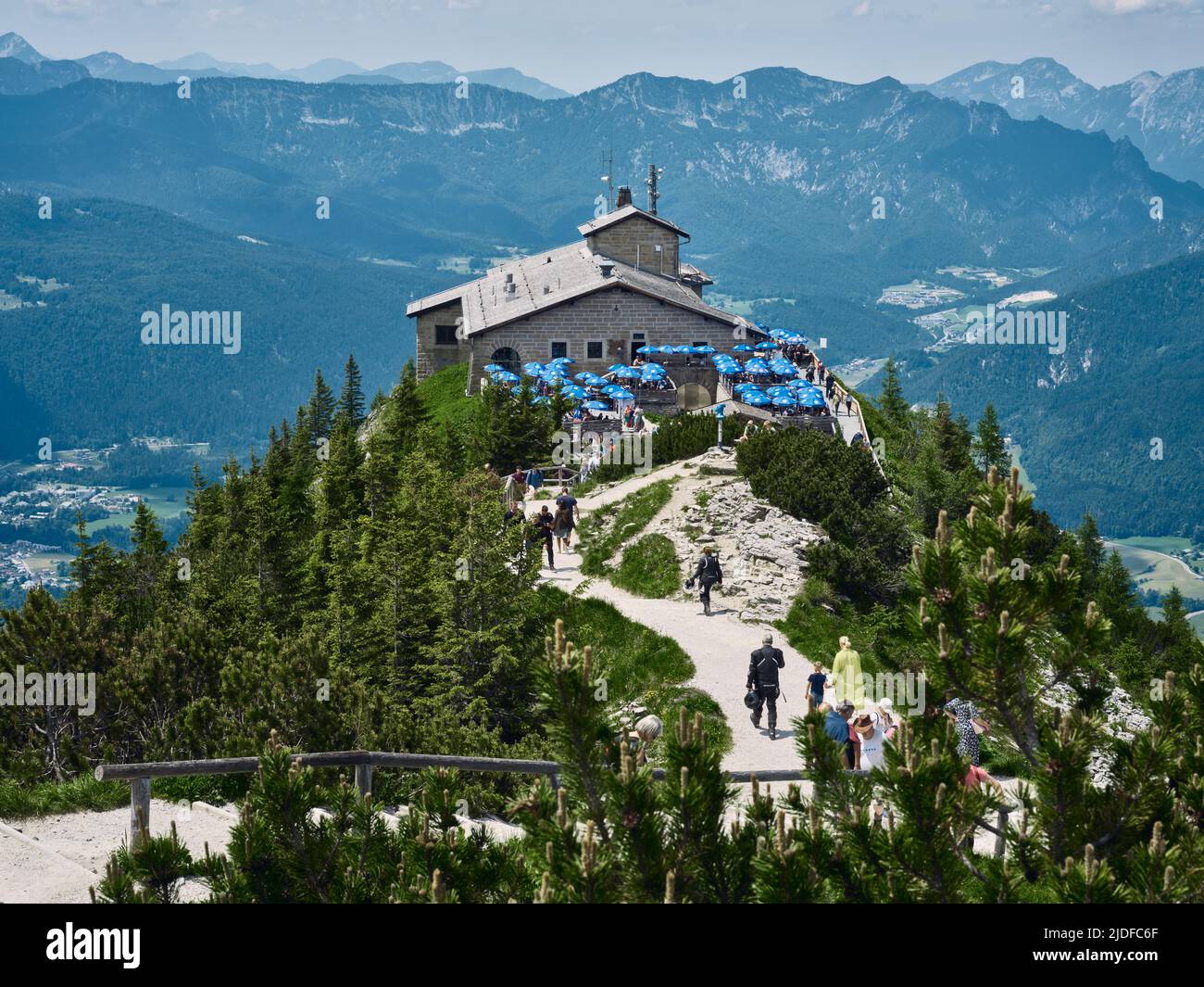 The Kehlsteinhaus (Eagle's Nest) is a Nazi-constructed building erected ...