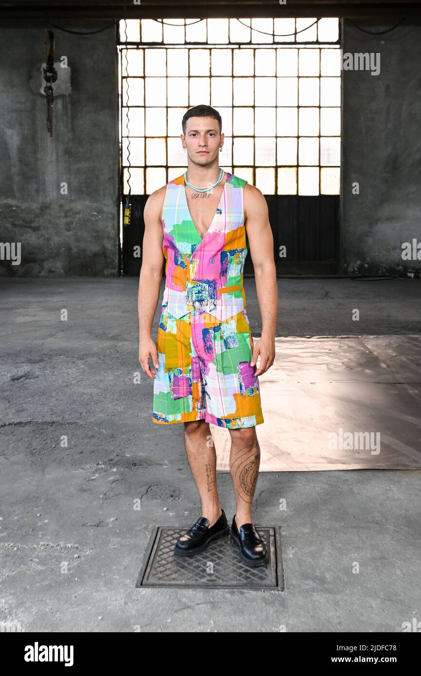 Milan, Italy, 19/06/2022, Gabriele Esposito Milan Fashion Week - Men S ...