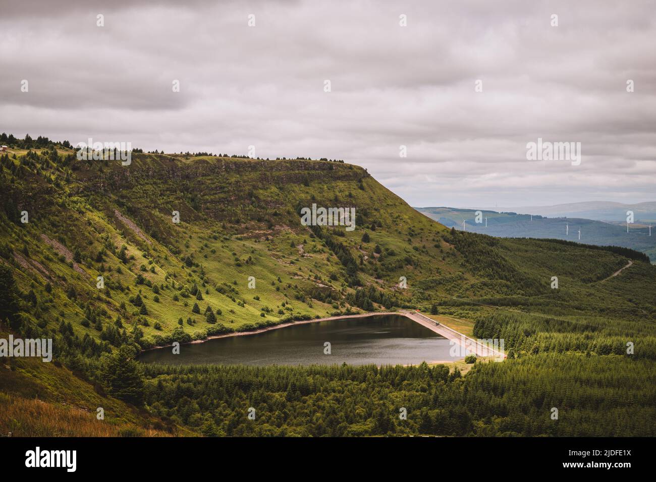 Mountains in national park Breckon Beacons in Wales Stock Photo - Alamy