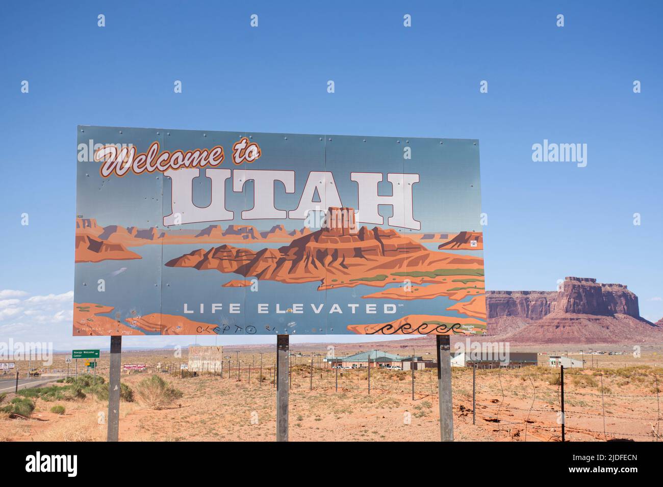 Welcome to utah sign hi-res stock photography and images - Alamy