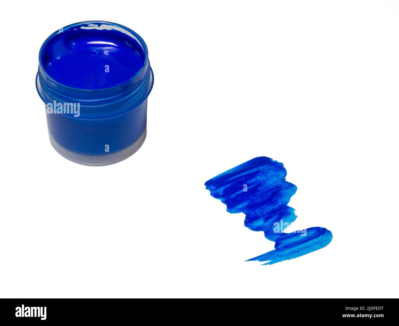 Mixing blue paint in can hi-res stock photography and images - Alamy