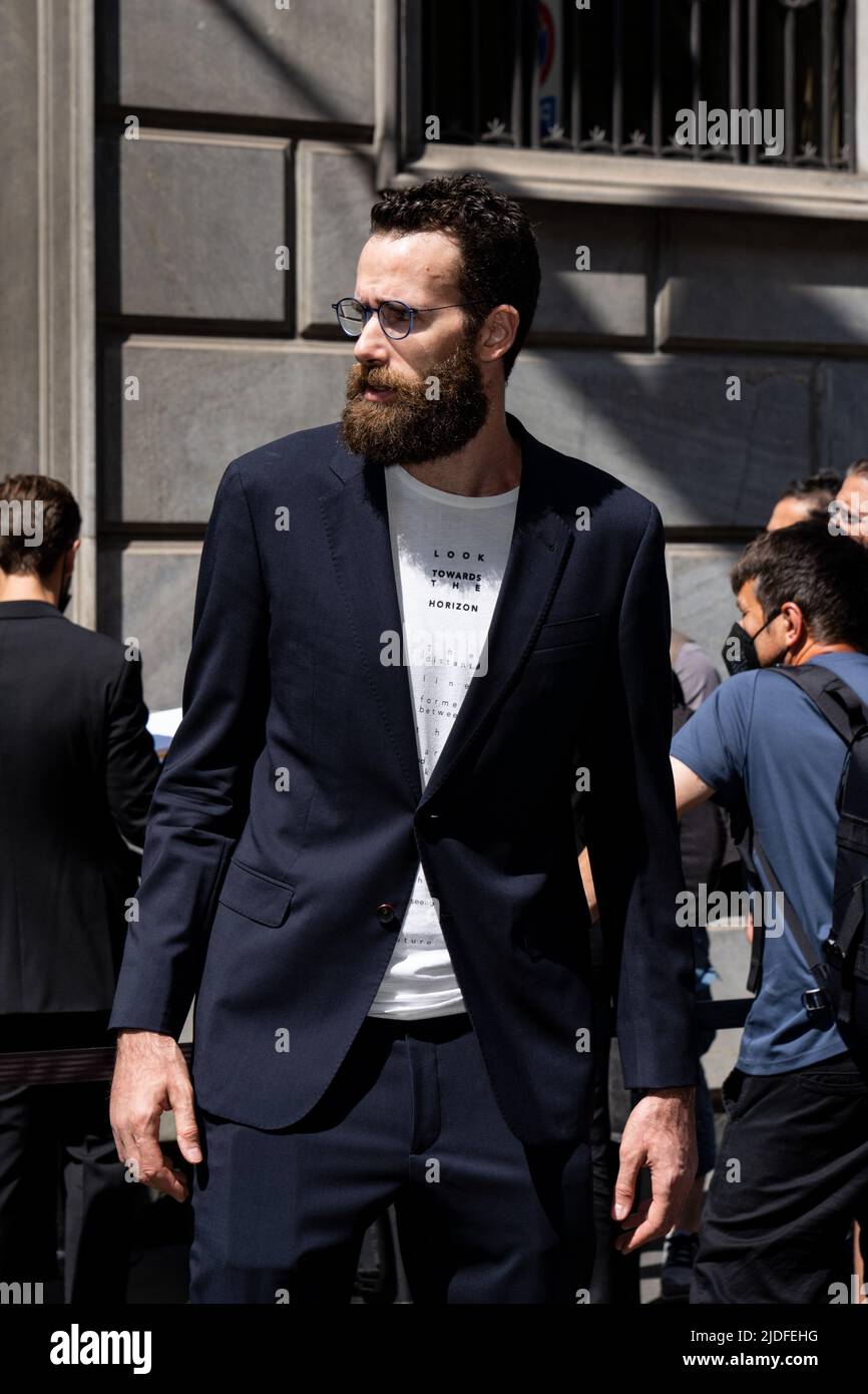 Milan, Italy 20th June 2022, Luigi Datome Milan Fashion Week - Men S/S ...