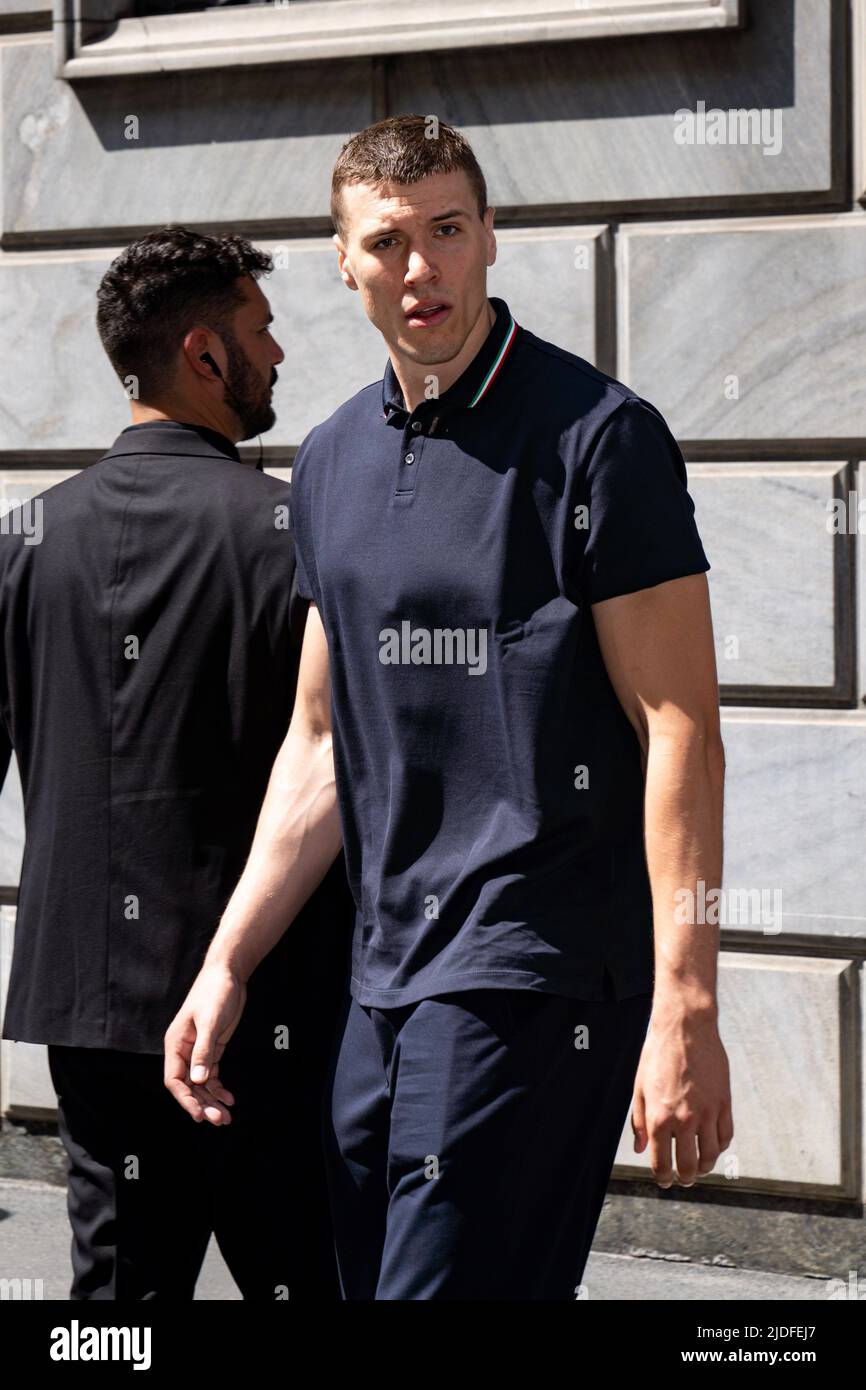 Milan, Italy 20th June 2022, Kaleb Tarczewski Milan Fashion Week - Men ...